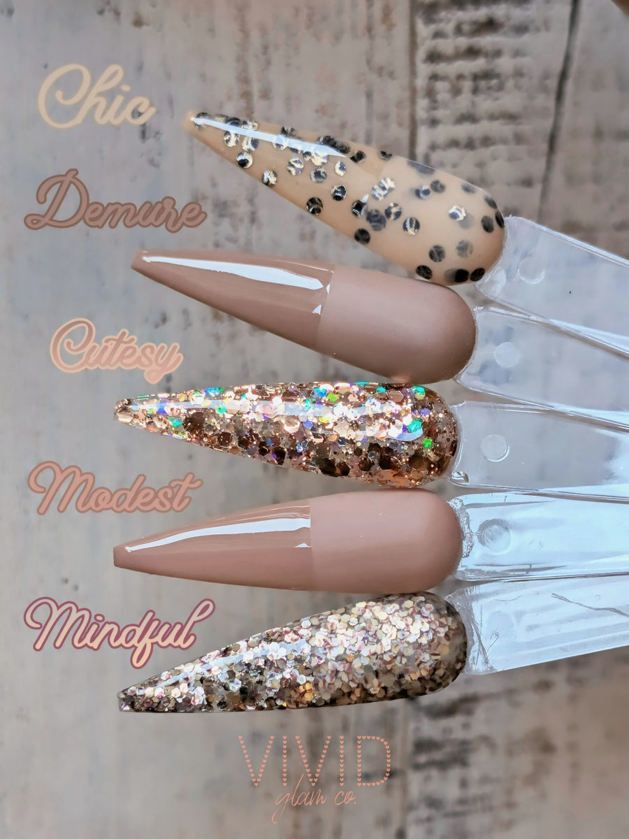Demure Collection - Dip Powder – VIVID GLAM CO.